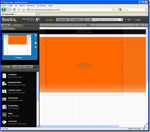 Variable not found: web